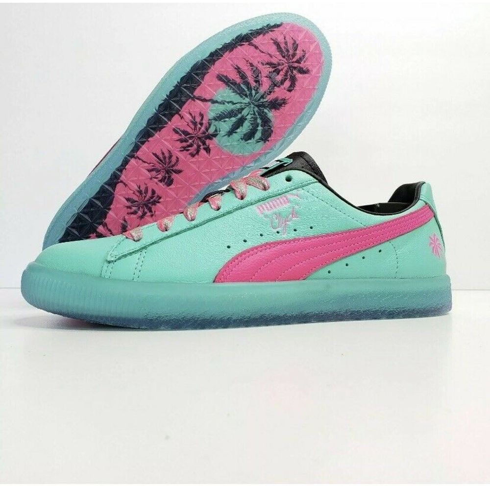 Puma Clyde 1973 South Beach Miami Palm Size 10 - Gem